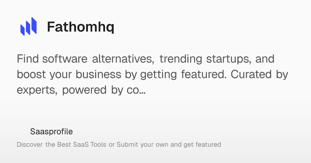 Fathomhq: AI meeting assistant that records calls, extracts highlights ...
